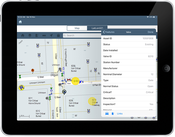 Create Work Order / Emergency Work Order from GIS Map