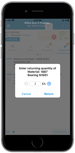 Return Unused Spares