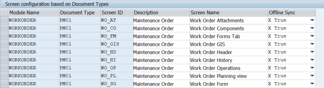 How to Maintain Screens for Doc Types?