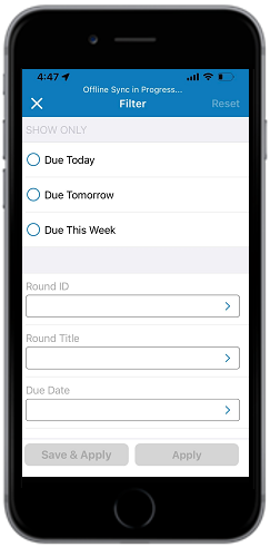 Filter Operator Rounds